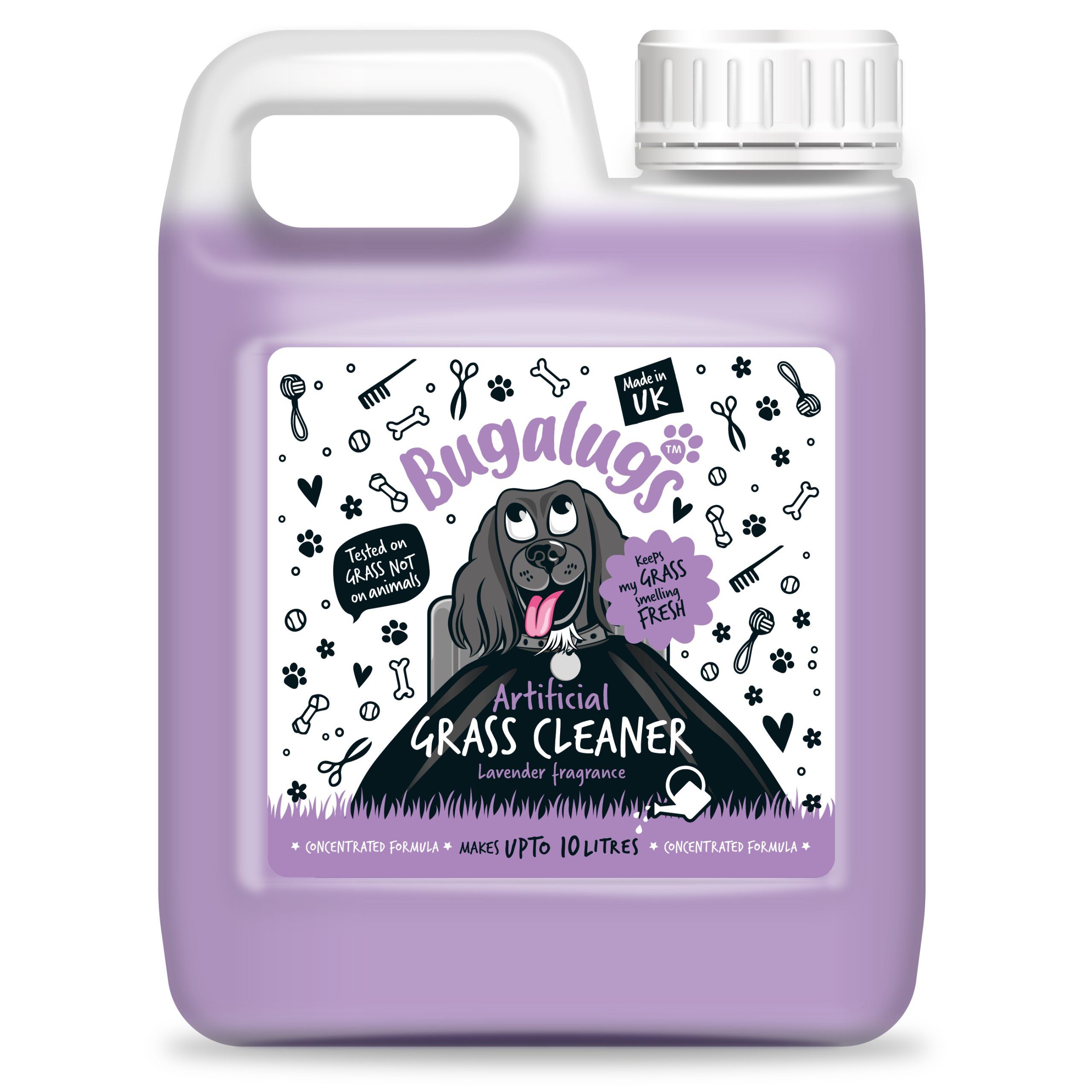 Bugalugs Grass Cleaner Lavender 1L - płyn do czyszczenia i dezynfekcji ...