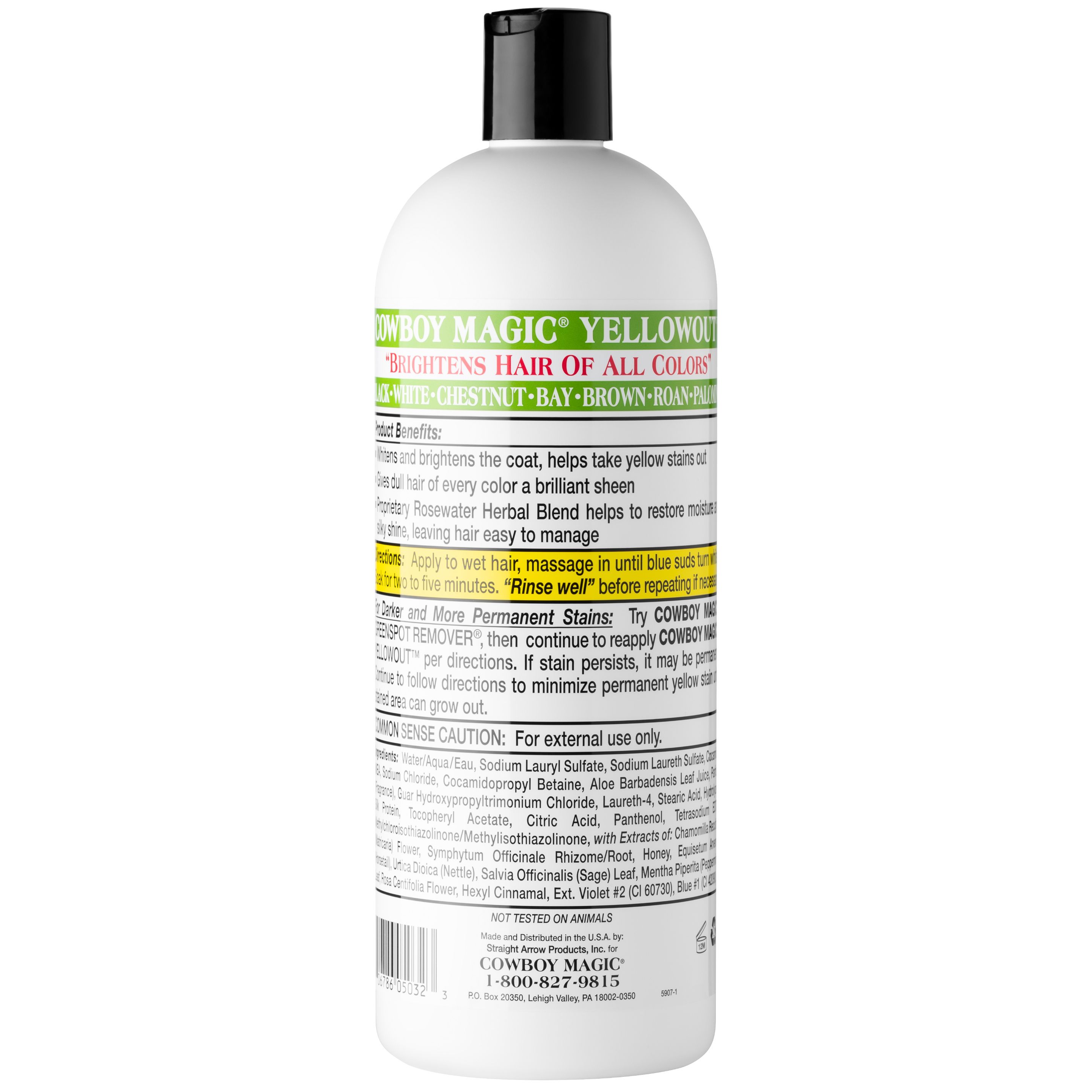 Cowboy Magic Shine In Yellowout Whitening Shampoo - szampon niwelujący ...