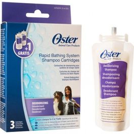 Oster Deodorizing Shampoo - zestaw 3 wkładów do systemu szybkiej kąpieli