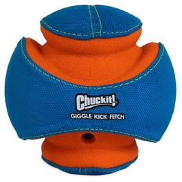 Chuckit! Giggle Kick Fetch - nieprzebijalna piłka dla psa, chichocząca